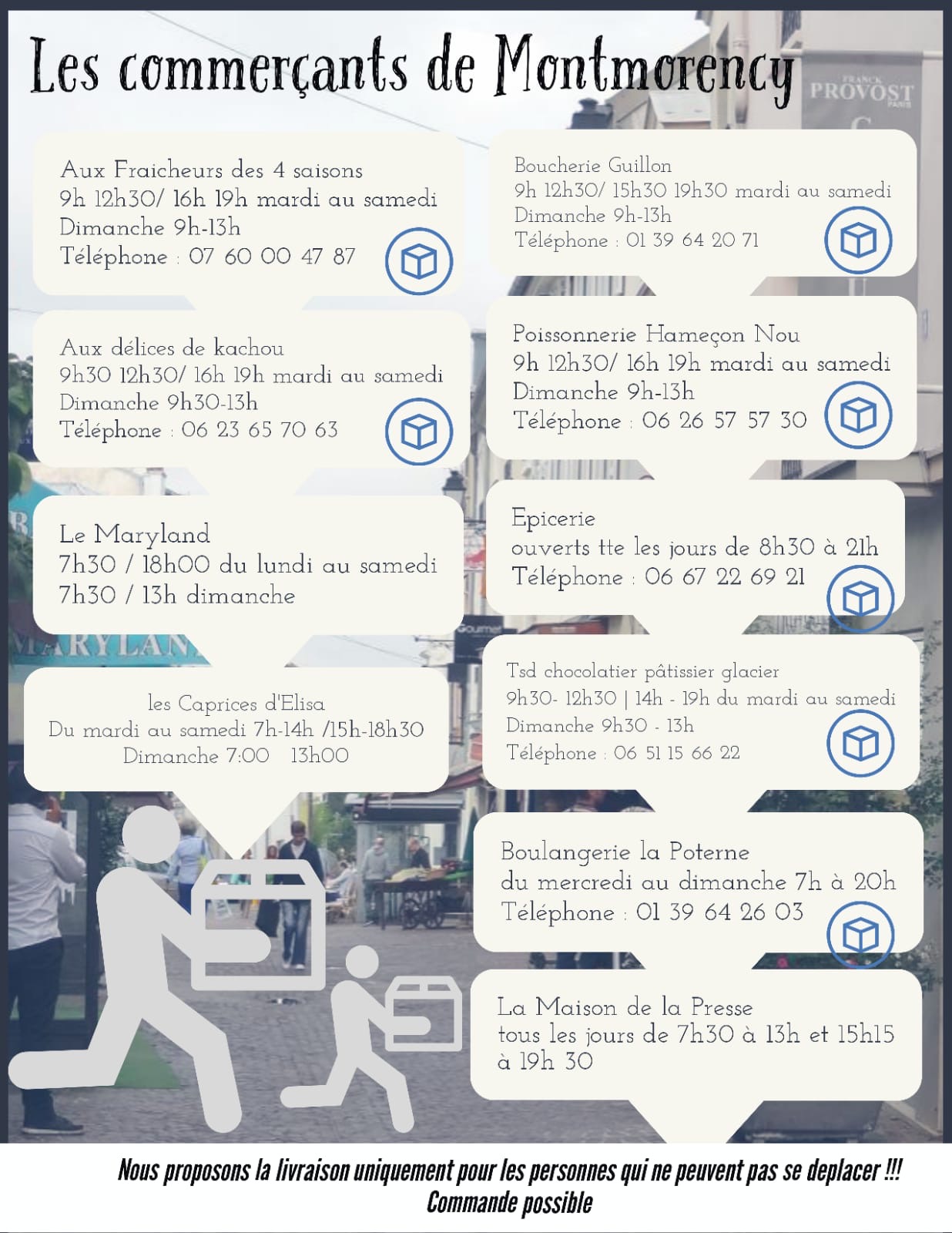 Covid-19 : La liste de vos commerces ouverts (et ceux qui livrent ...